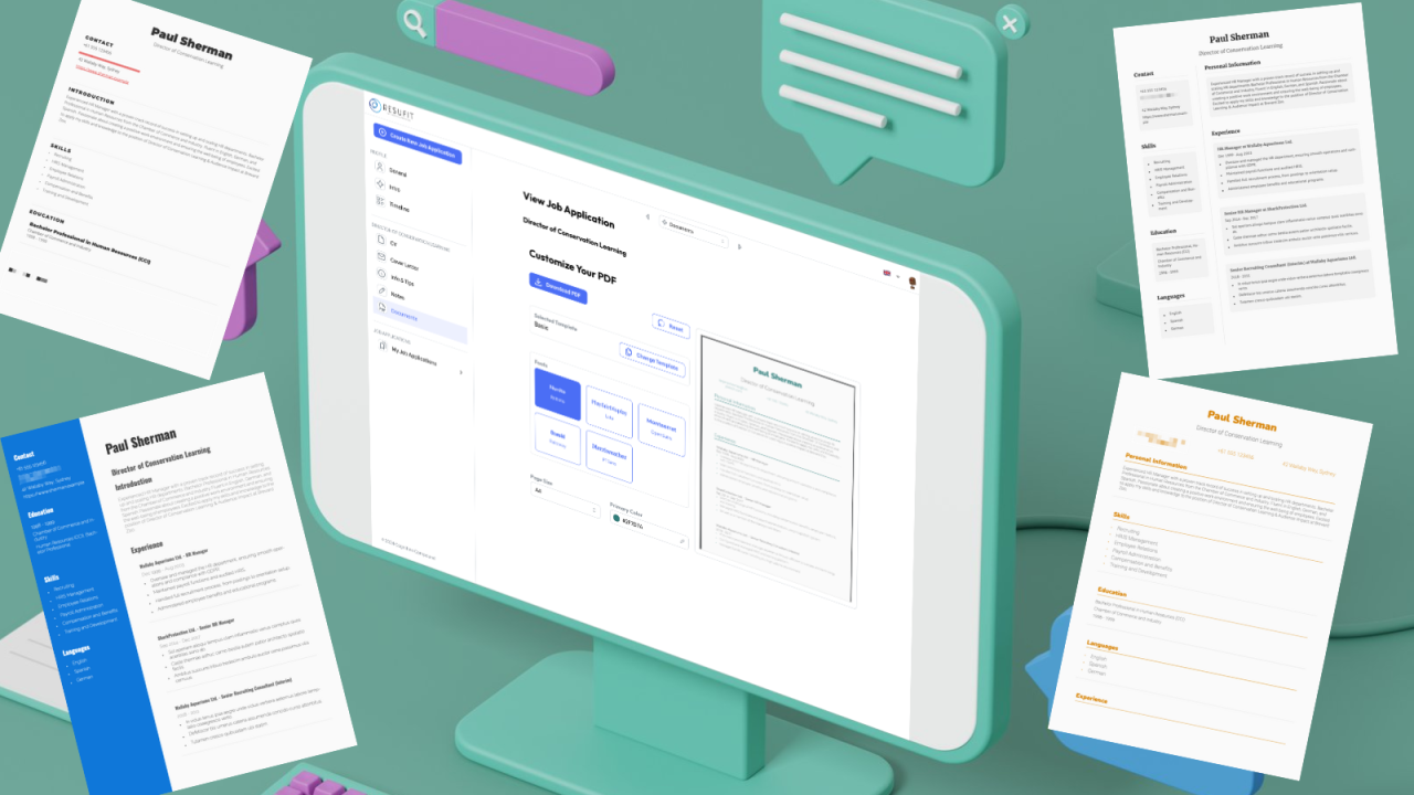 Your AI-powered job application generator · ResuFit